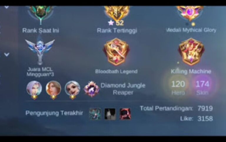 Cara Melihat Penguasaan Lane Mobile Legends (ML) – Esportsku