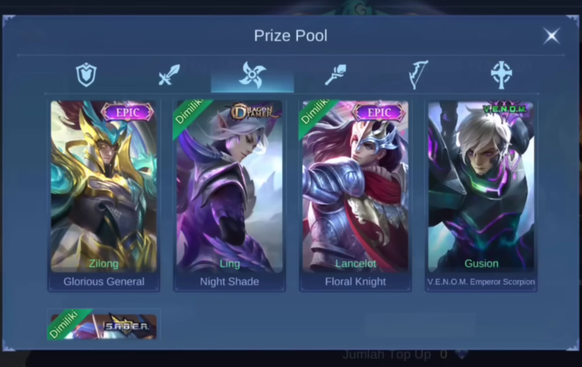 How to Join the Free Epic Skin Event According to Role Mobile Legends ...