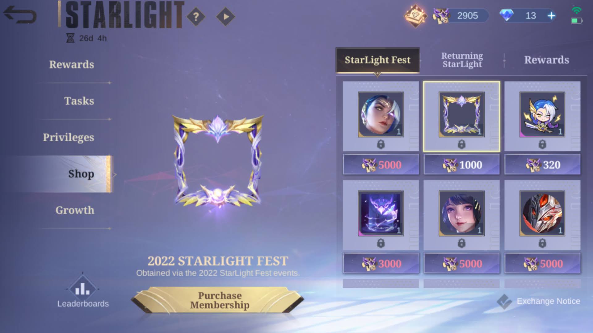 Cara Dapat Border Avatar Starlight Fest 2022 Mobile Legends (ML ...