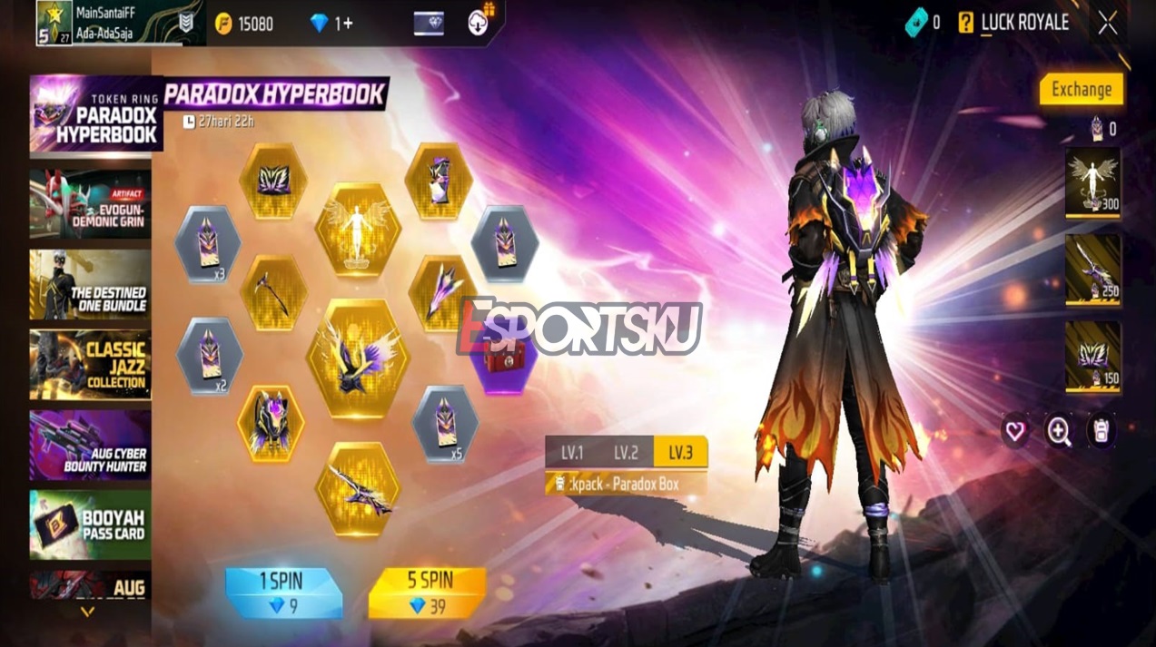 Cara Dapatkan Backpack Paradox Box Free Fire (FF) – Esportsku