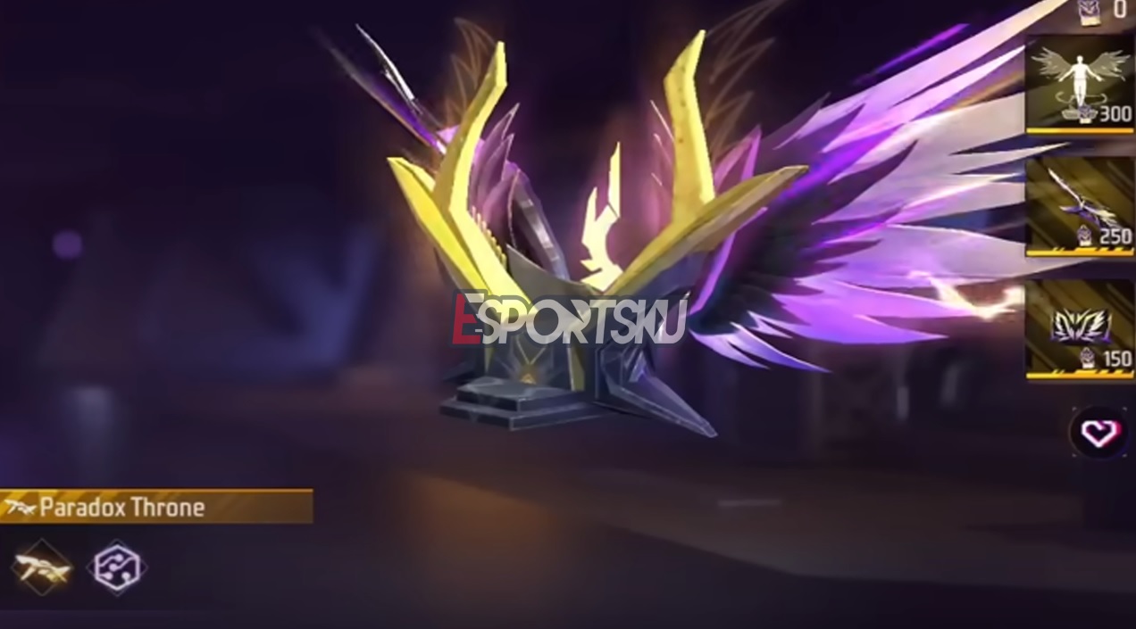 Cara Dapatkan Skywing Paradox Throne Free Fire (FF) – Esportsku
