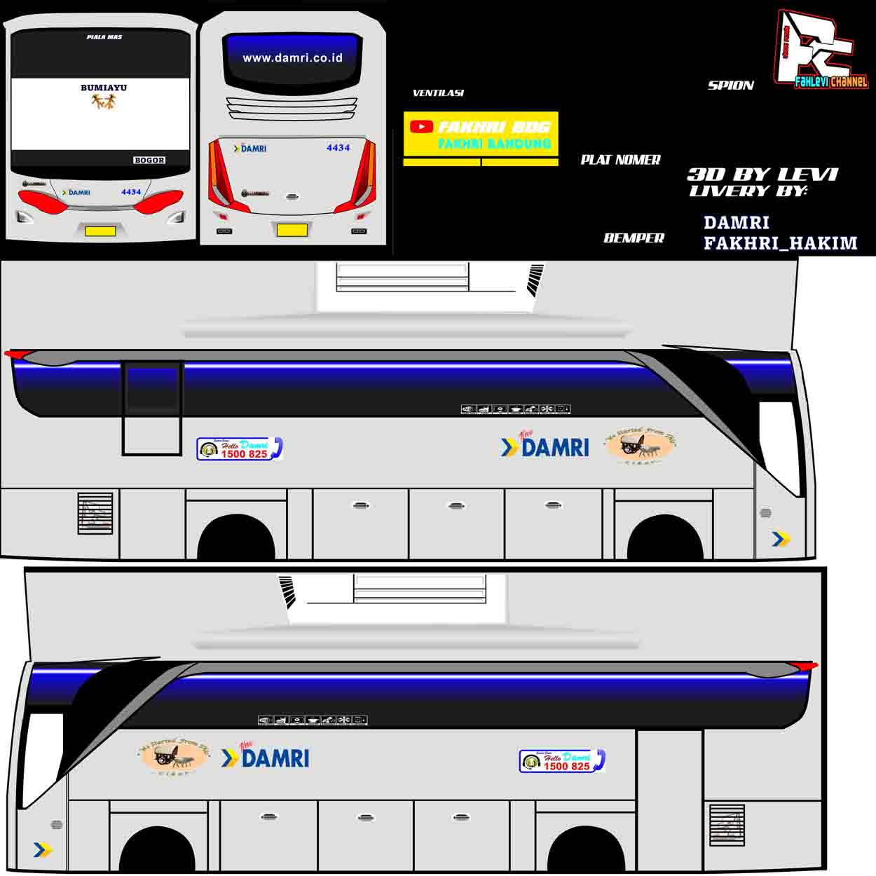 28+ Livery Bussid Damri Lengkap, Cek Listnya! – Esportsku