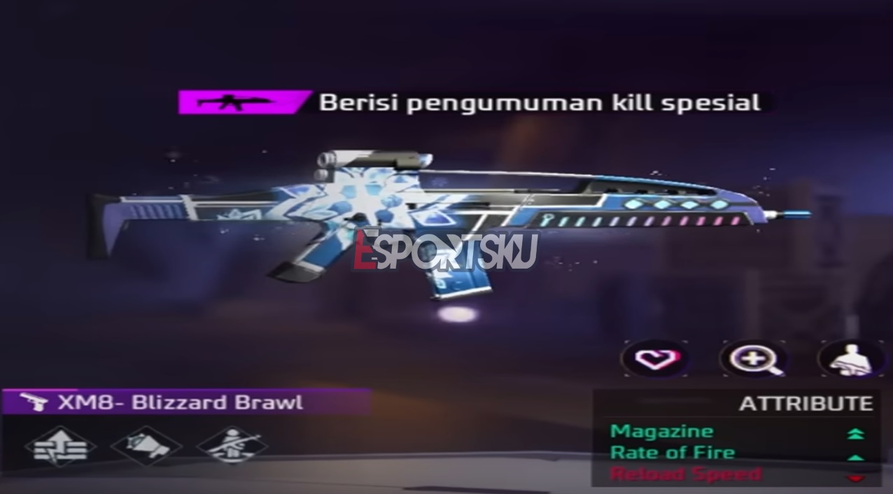 XM8 Blizzard Brawl Skin in Free Fire (FF): How to Get It and Its ...