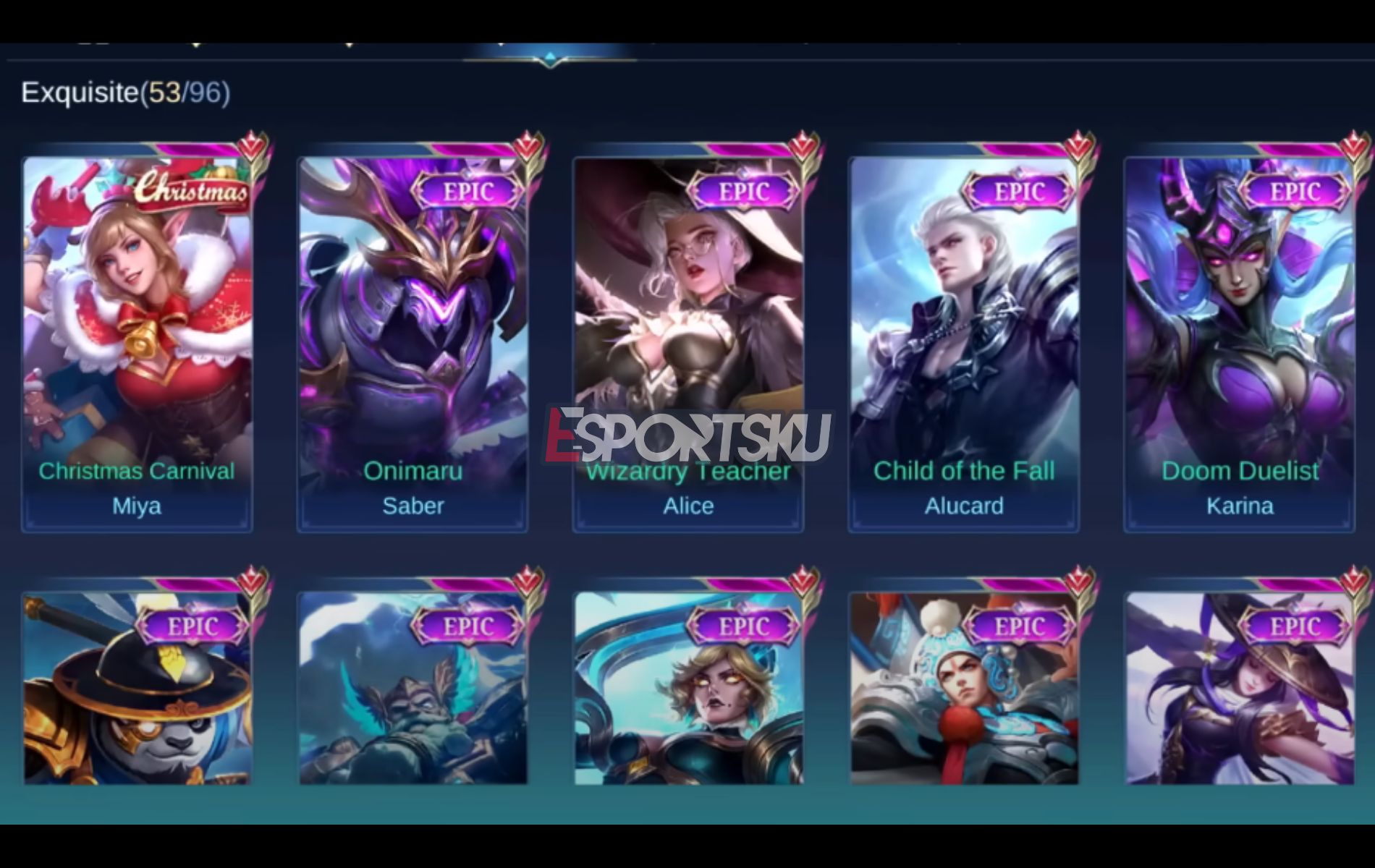 Apa Itu Skin Exquisite Mobile Legends (ML)? – Esportsku
