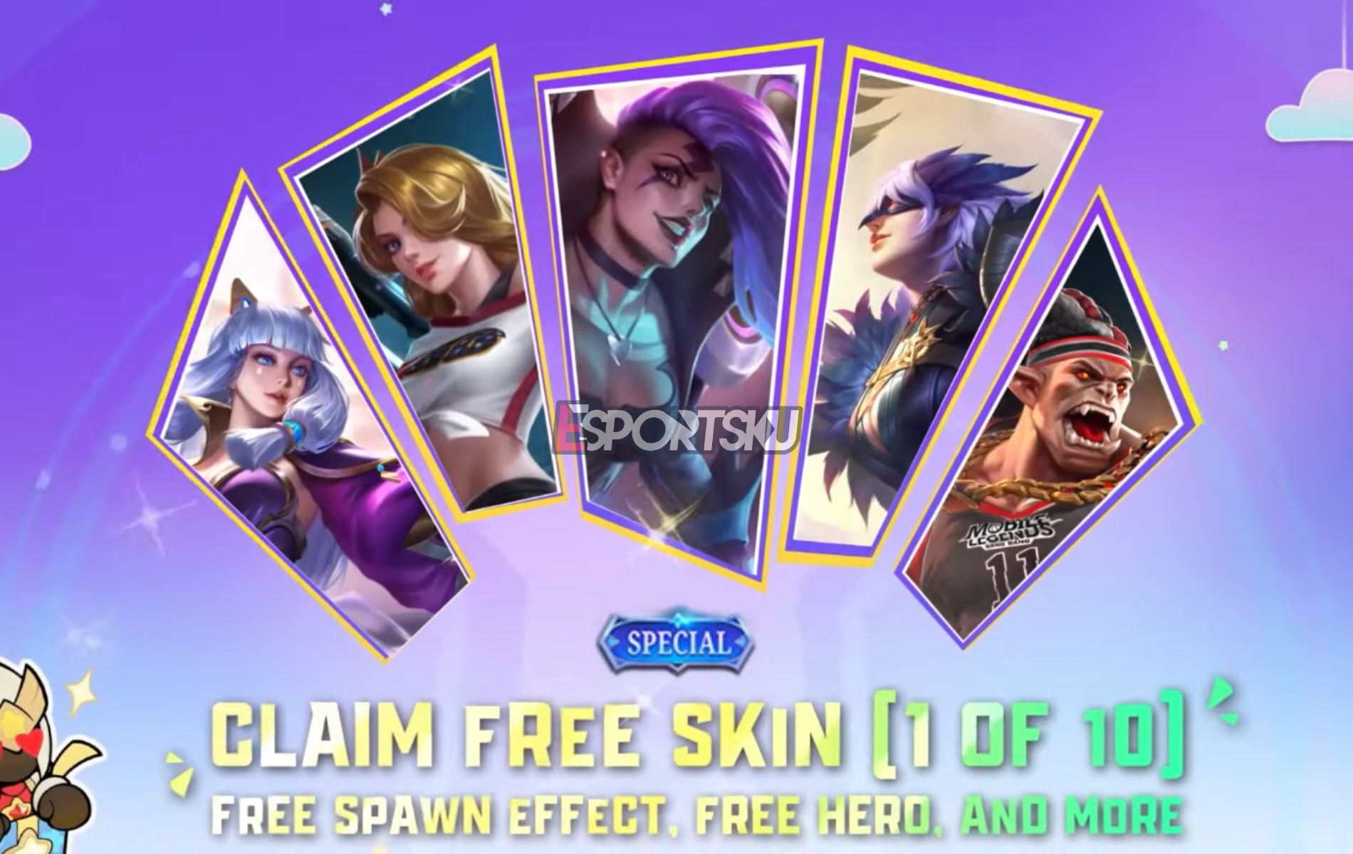Daftar Hadiah Rank Party Skin Selection Pack Mobile Legends (ML ...