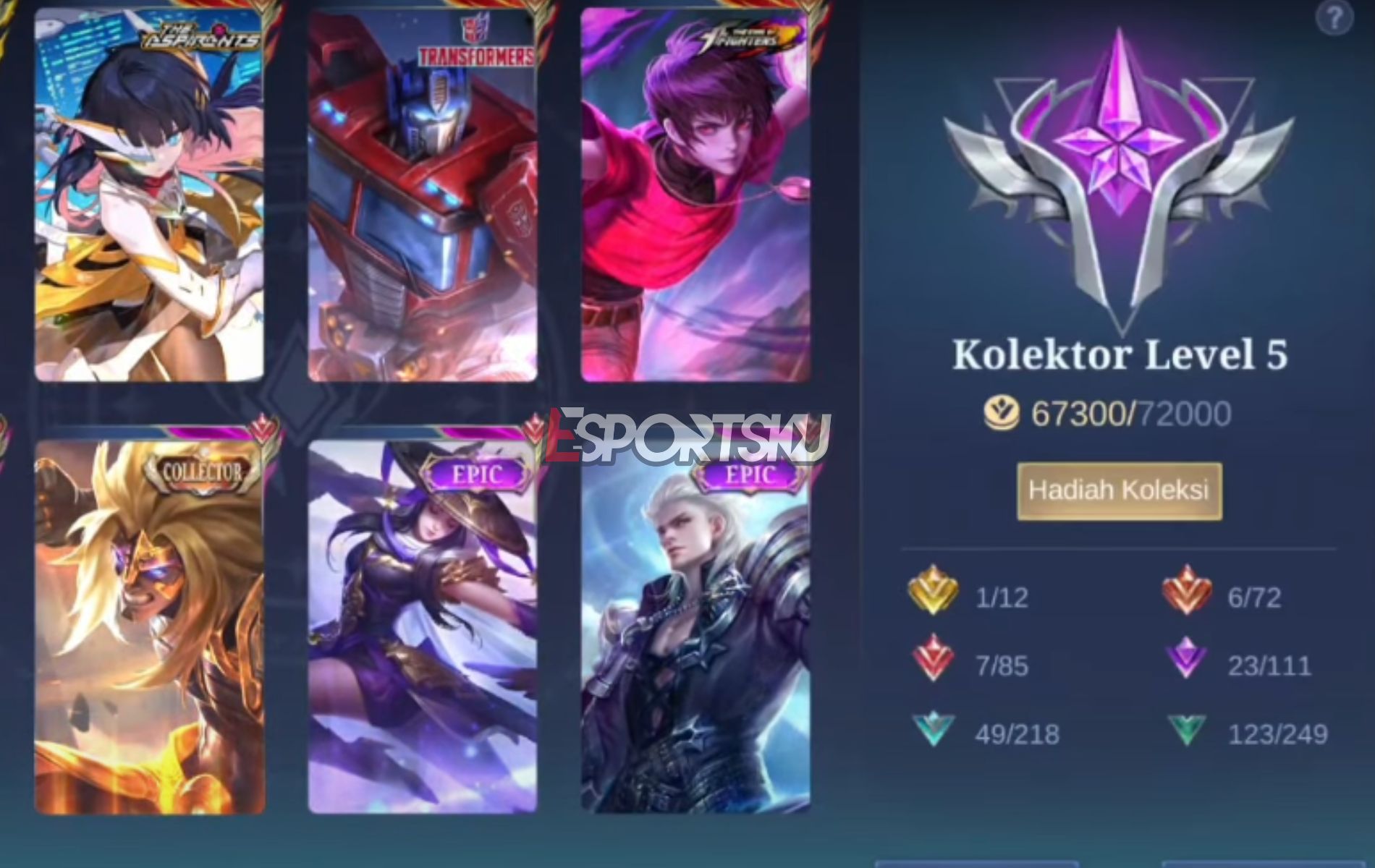 Cara Akses Sistem Koleksi Rilis Ori Server Mobile Legends (ML) – Esportsku