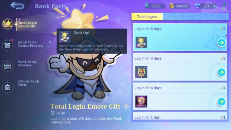 Cara Dapat Emote Rank Up! Mobile Legends (ML) – Esportsku