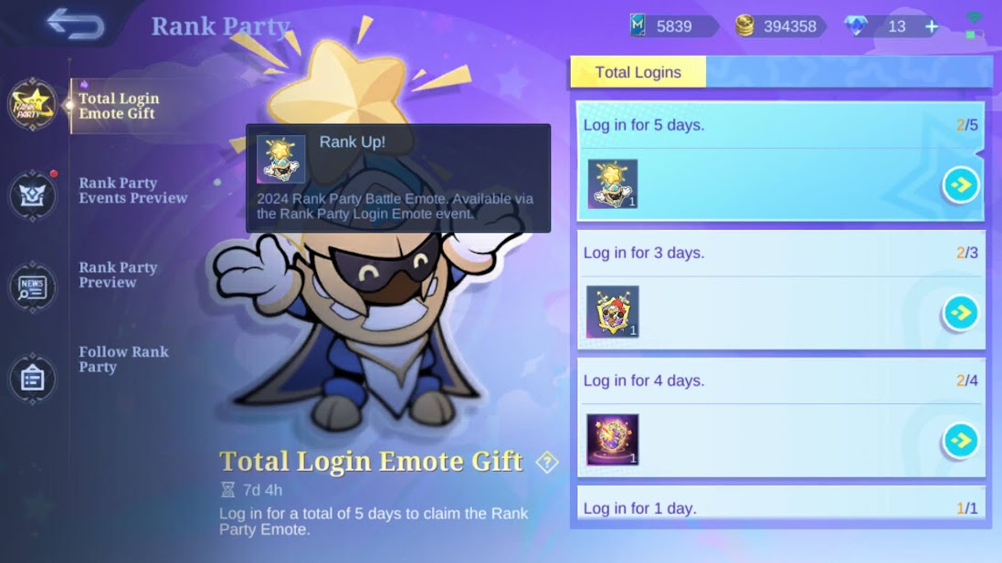 Cara Dapat Emote Rank Up! Mobile Legends (ML) – Esportsku