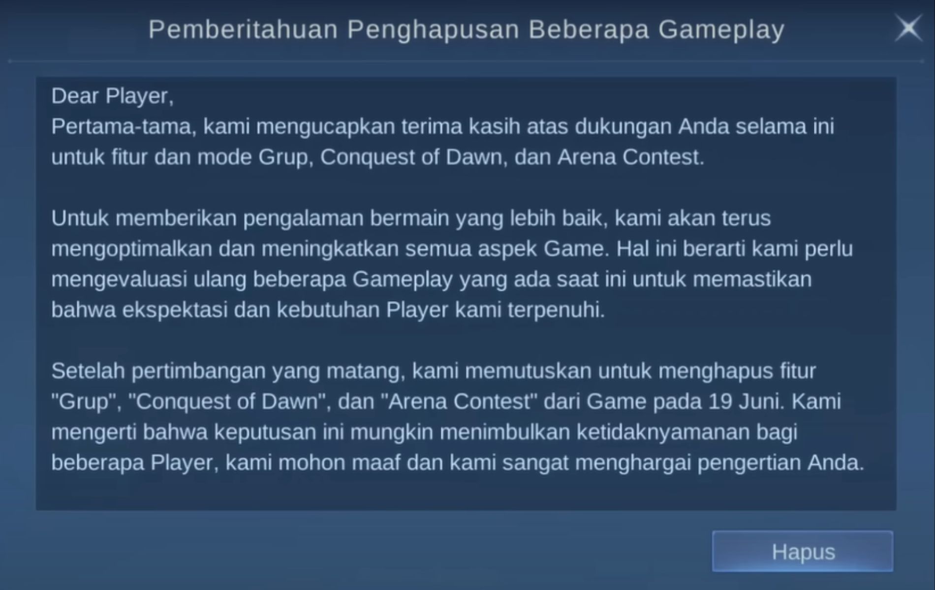 Skin Special Uranus Mech Protector Akan Dihapus Di Mobile Legends (ML ...