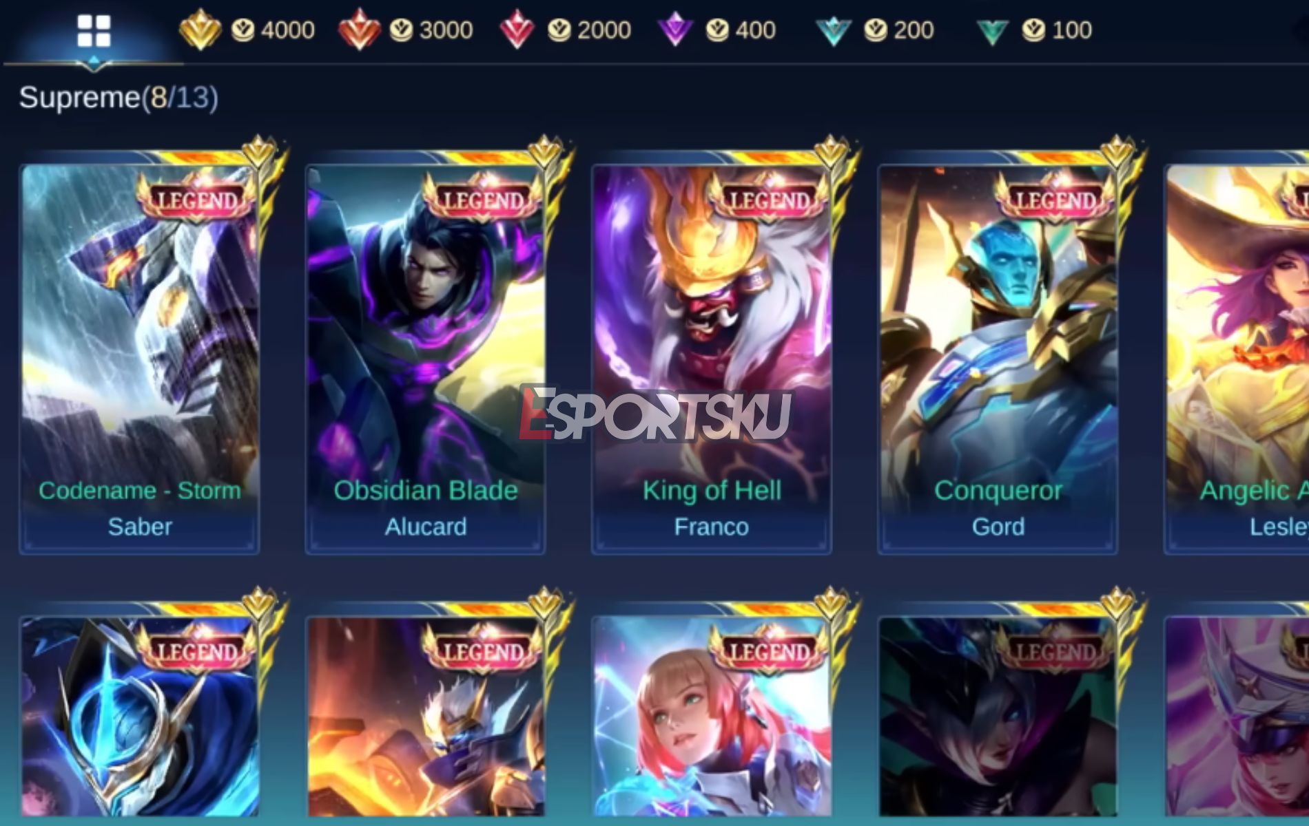Apa Itu Skin Supreme Collection Mobile Legends (ML)? – Esportsku