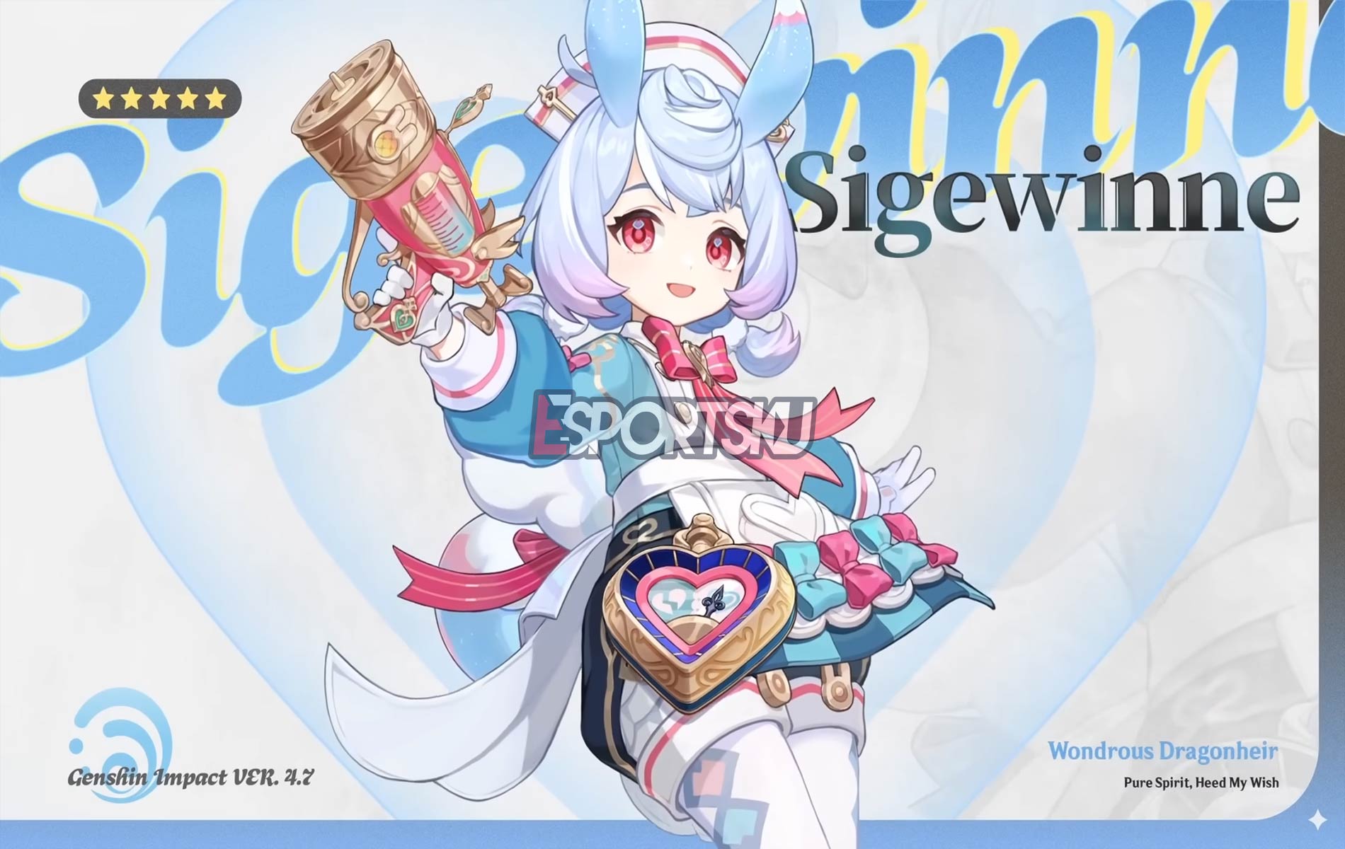 Material Ascension Karakter Sigewinne Genshin Impact – Esportsku