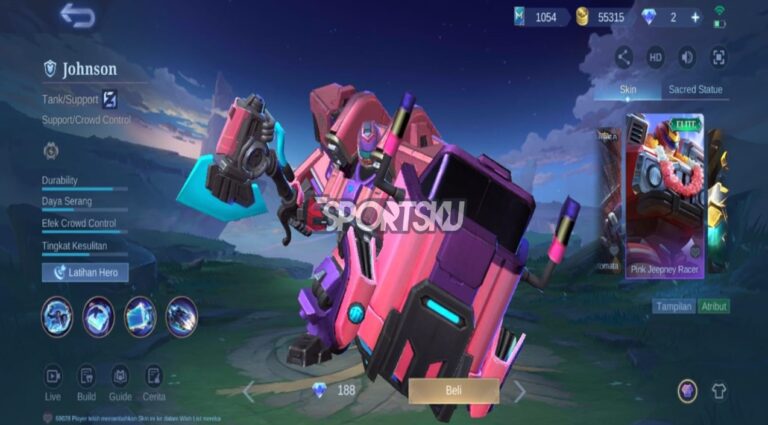 Painted Skin Pink Jeepney Racer Mobile Legends (ML), Ini Cara Dapatkan ...
