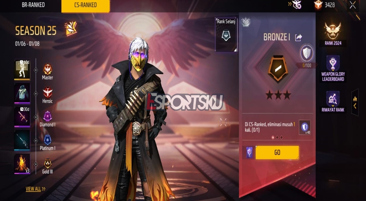 Kapan Reset Rank Battle Royale Season 46 Free Fire (FF)? – Esportsku