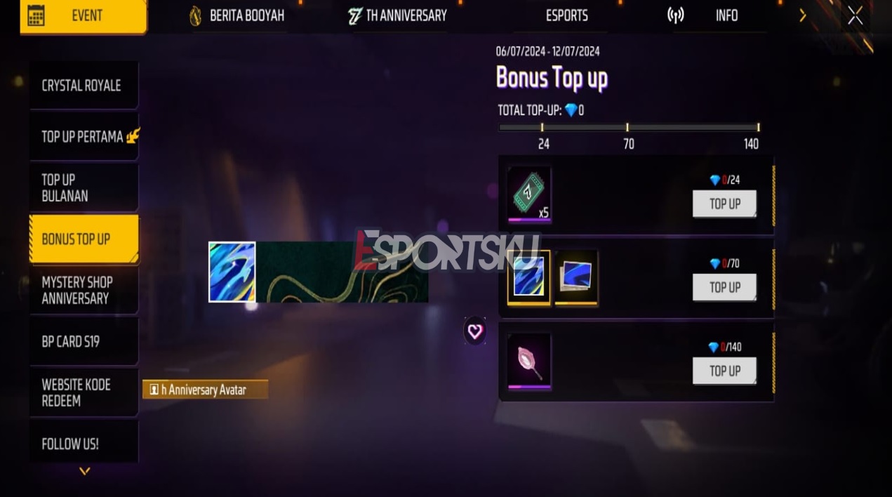 Avatar Banner 7th Anniversary Free Fire (FF): How to Get It, Release ...