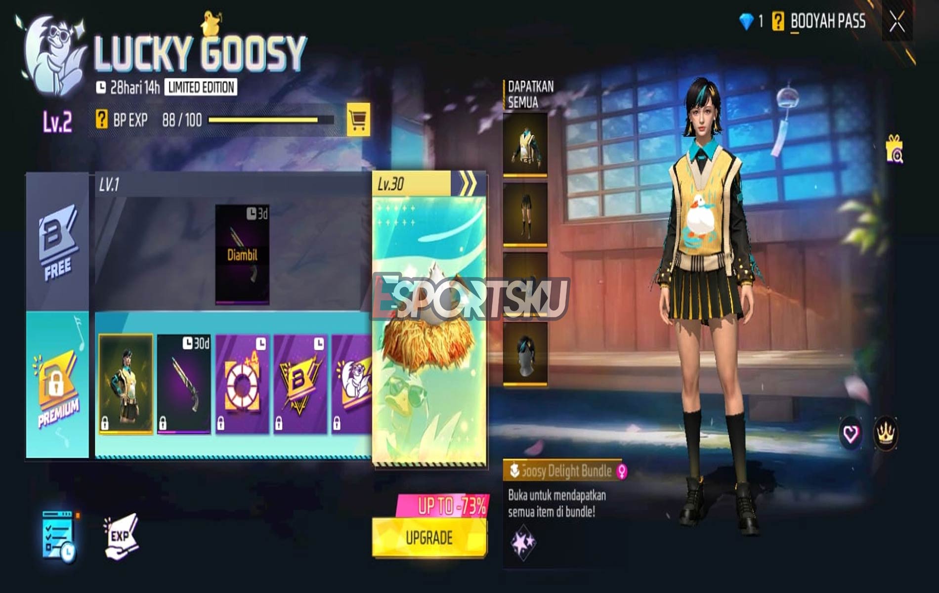 Bundle Goosy Delight Free Fire (FF), Ini Cara Dapatkan, Harga dan ...