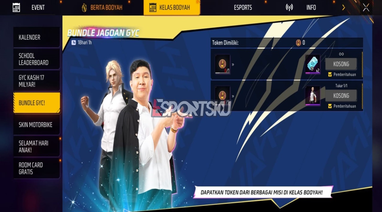 Bundle Jagoan GYC Free Fire (FF), Ini Cara Dapatkan, Tanggal Rilis dan ...