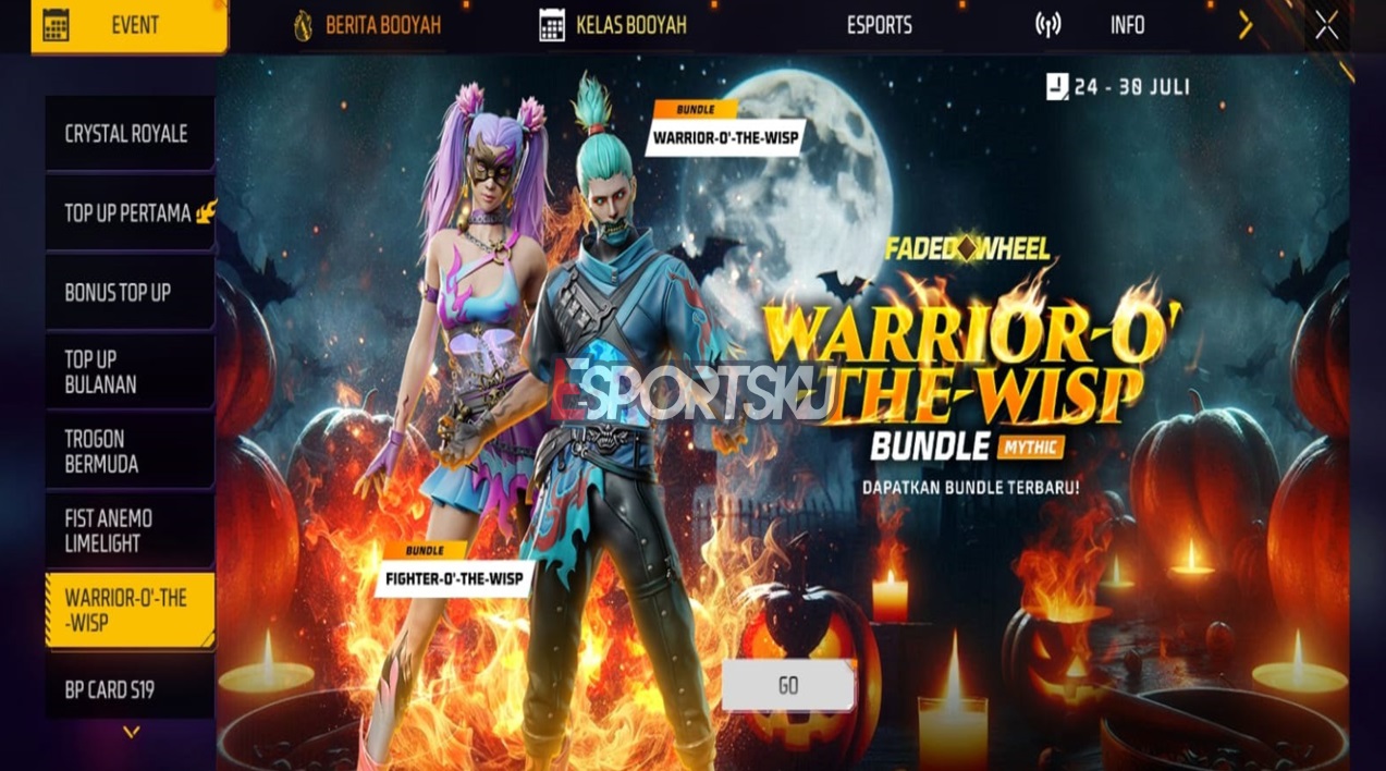 Bundle Warrior O The Wisp Free Fire (FF), Ini Cara Dapatkan, Tanggal Rilis dan Harga! – Esportsku