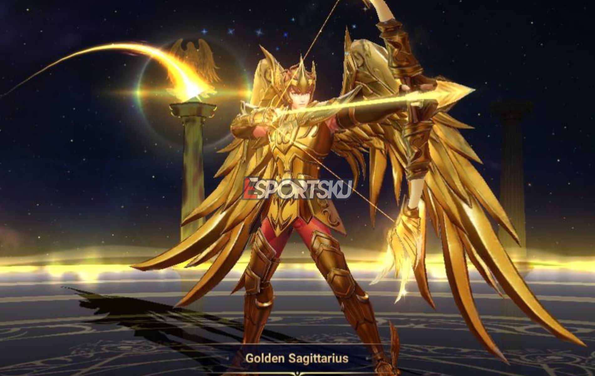 Skin Hou Yi Gold Sagittarius Saint Seiya Honor of Kings (HOK), Rilis ...