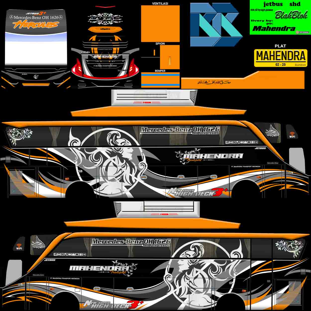 23+ Livery Bussid Mahendra Transport, Download Disini! – Esportsku