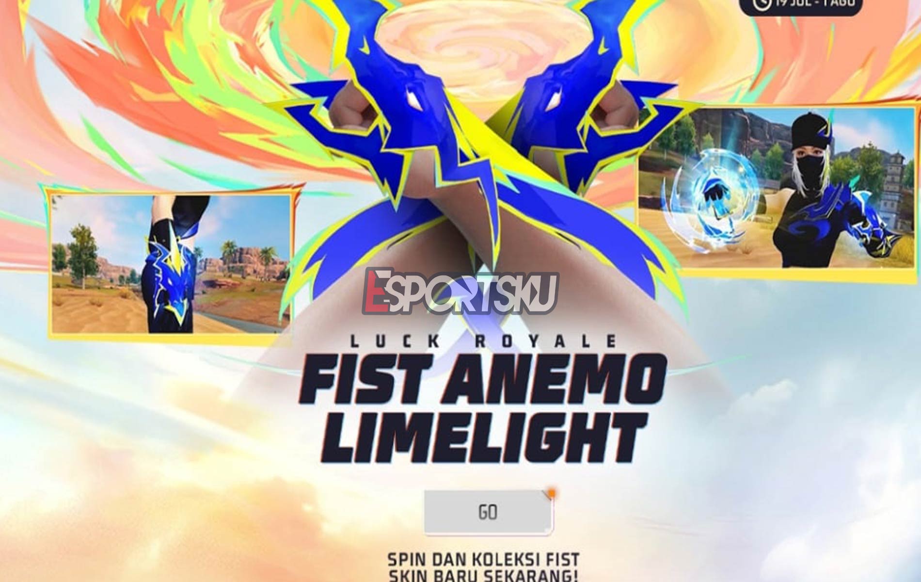 Skin Fist Anemo Limelight Free Fire (FF), Ini Cara Dapatkan, Tanggal ...