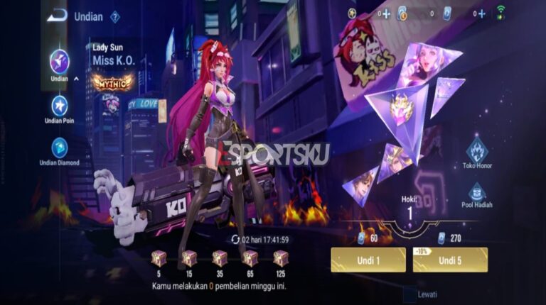 Skin Lady Sun Miss KO Honor of Kings (HoK), Ini Cara Dapatkan, Harga ...