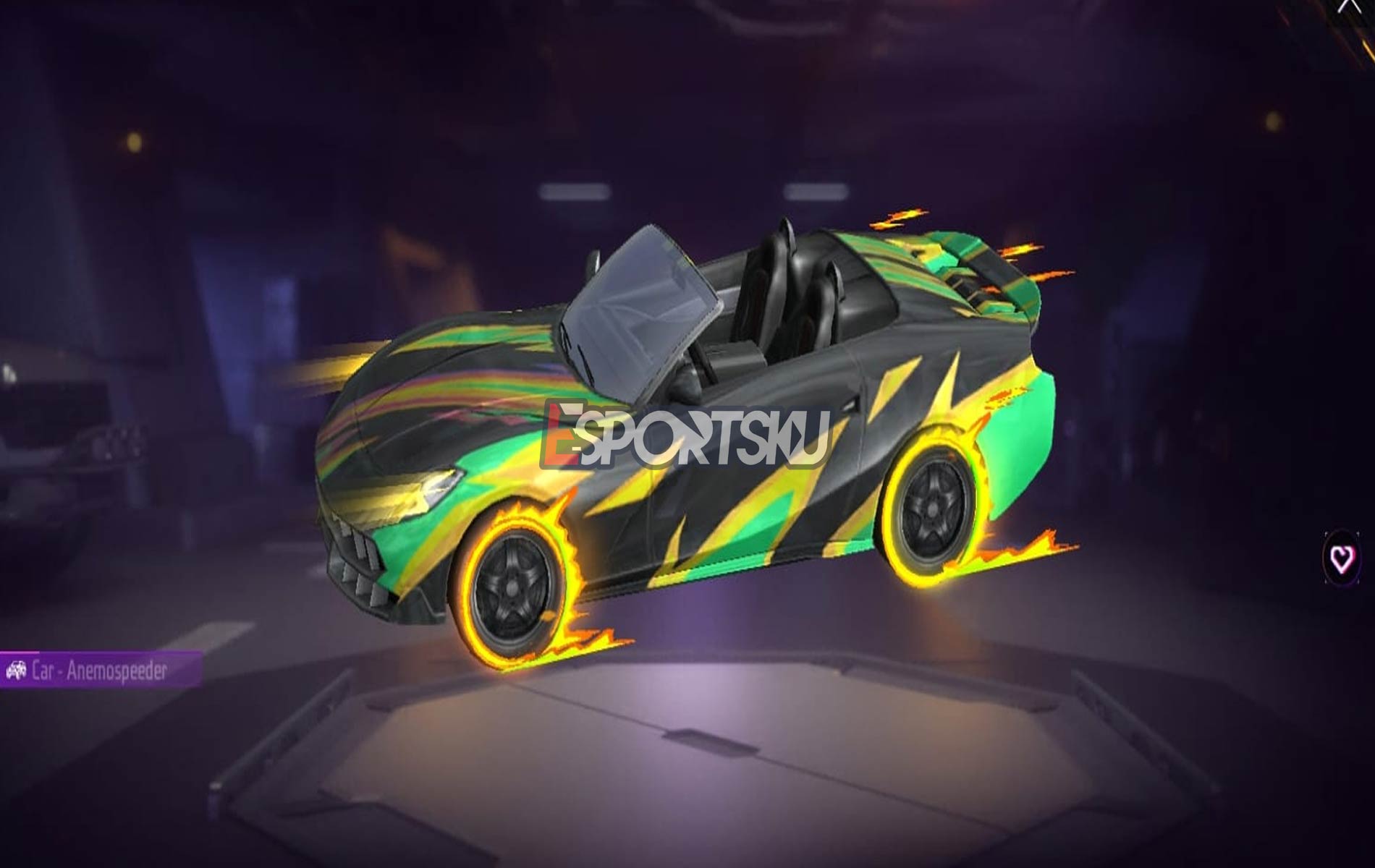 Skin Sports Car Anemospeeder Free Fire (FF), Ini Cara Dapatkan, Harga ...
