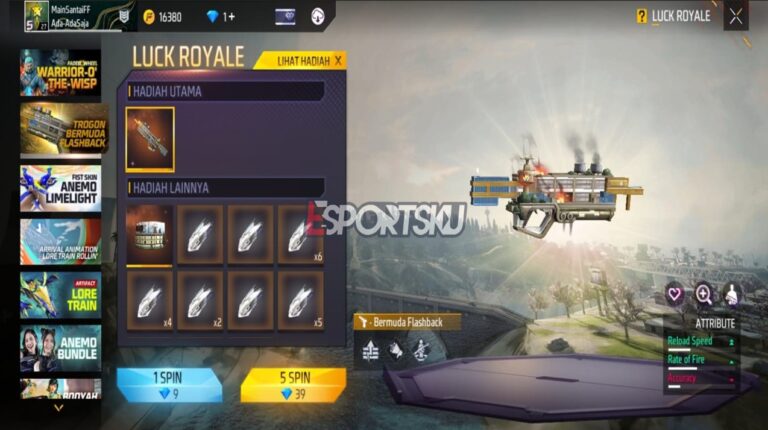 Skin Trogon Bermuda Flashback Free Fire (FF), Ini Cara Dapatkan ...