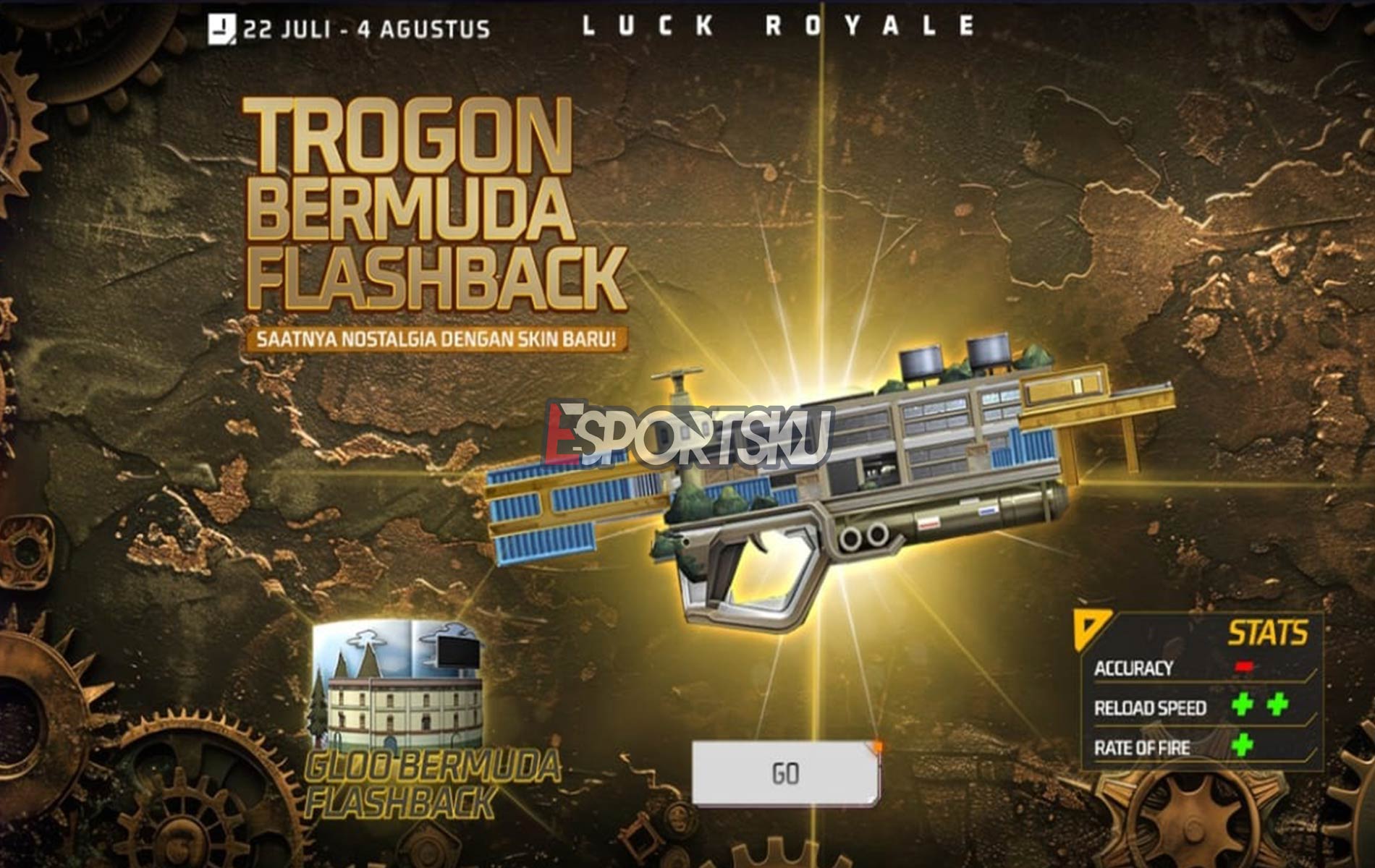 Skin Trogon Bermuda Flashback Free Fire (FF), Ini Cara Dapatkan ...
