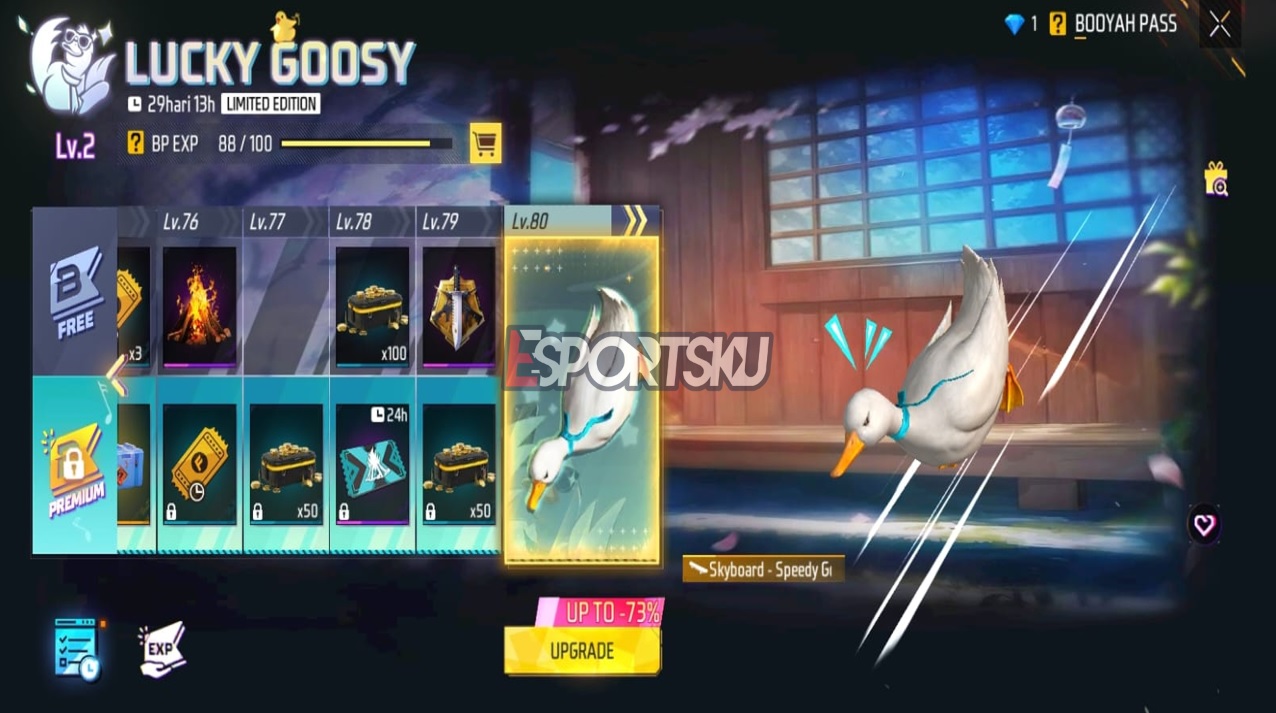 Skyboard Speedy Goosy Free Fire (FF), Here's How To Get It, Release ...