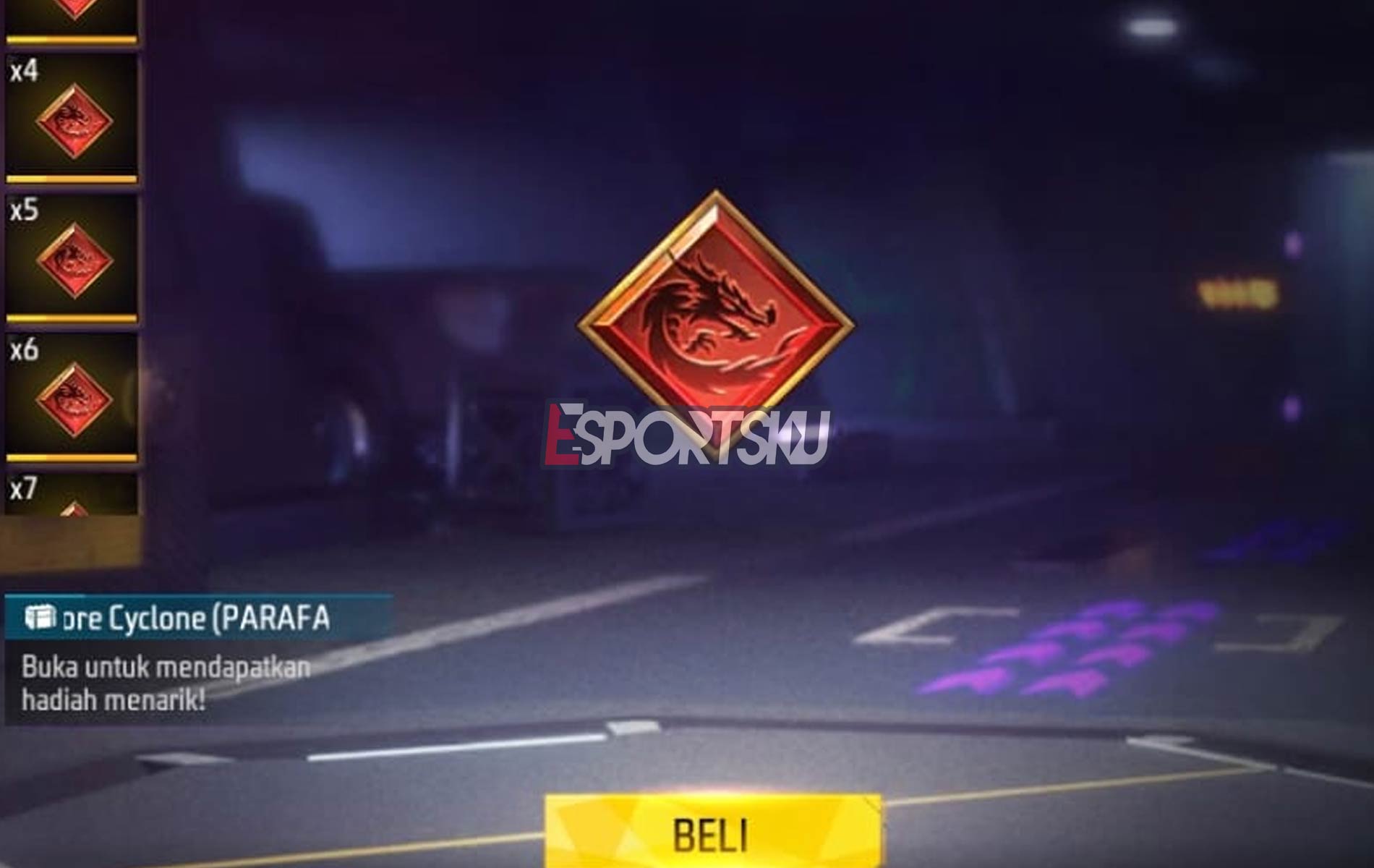 Token Evo Lore Cyclone Free Fire (FF), Ini Cara Dapatkan, Harga dan ...