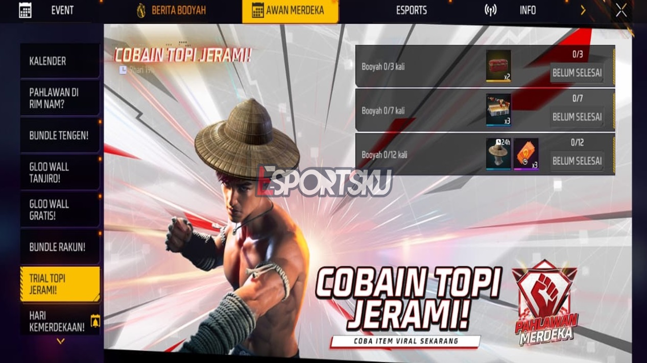 Cara Dapatkan Topi Jerami FF Gratis: Panduan Lengkap! – Esportsku