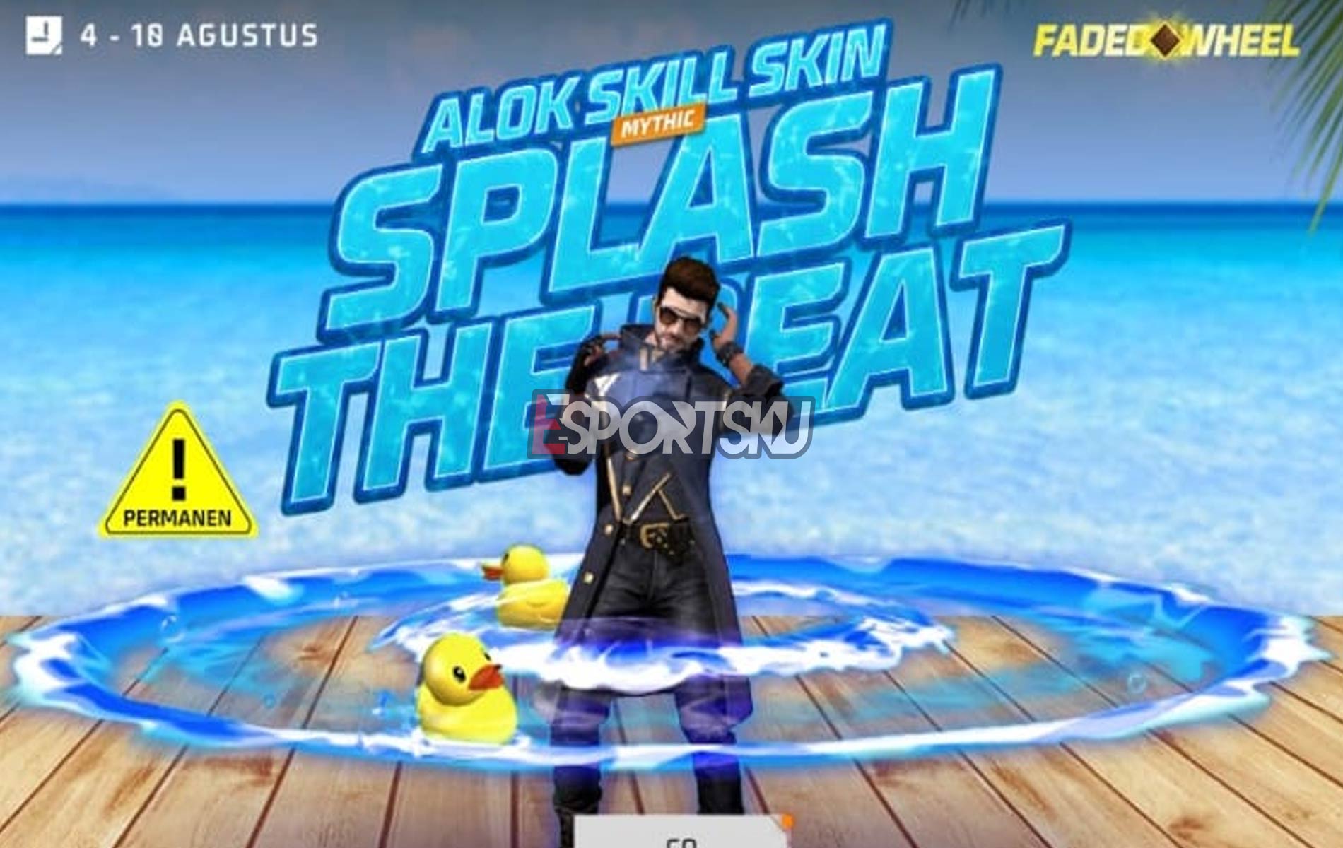 Skill Skin DJ Alok Splash The Beat Free Fire (FF), Ini Cara Dapatkan ...