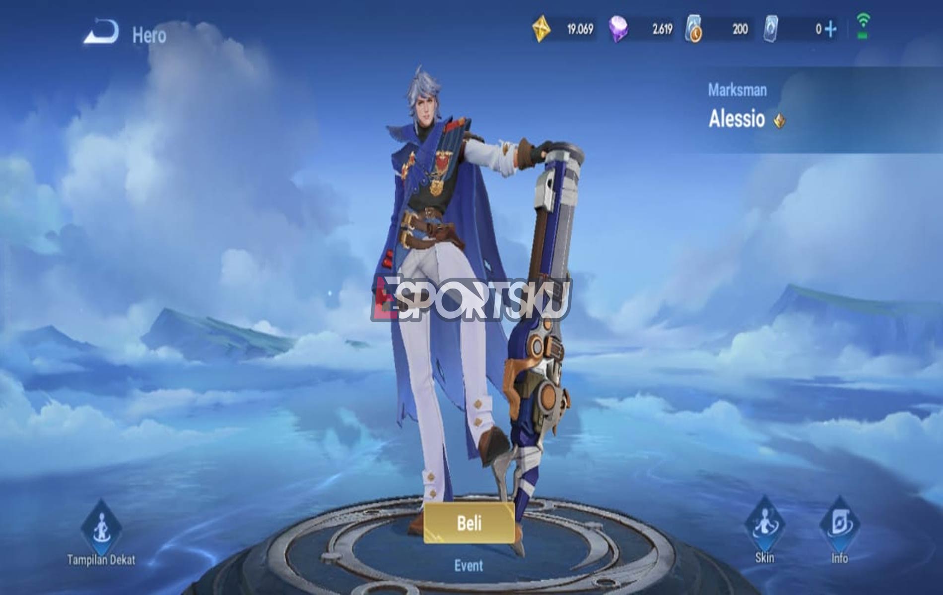 Hero Alessio Honor of Kings OP! Build Marksman Terkuat untuk Penta Kill ...