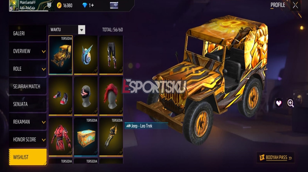 4 Alasan Mobil Jeep Jadi Kendaraan Terkuat di Free Fire (FF) – Esportsku
