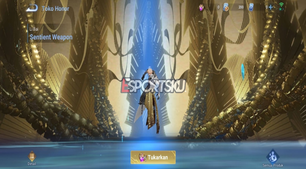 Skin Li Bai Sentient Weapon Honor of Kings (HoK), Ini Cara Dapatkan ...