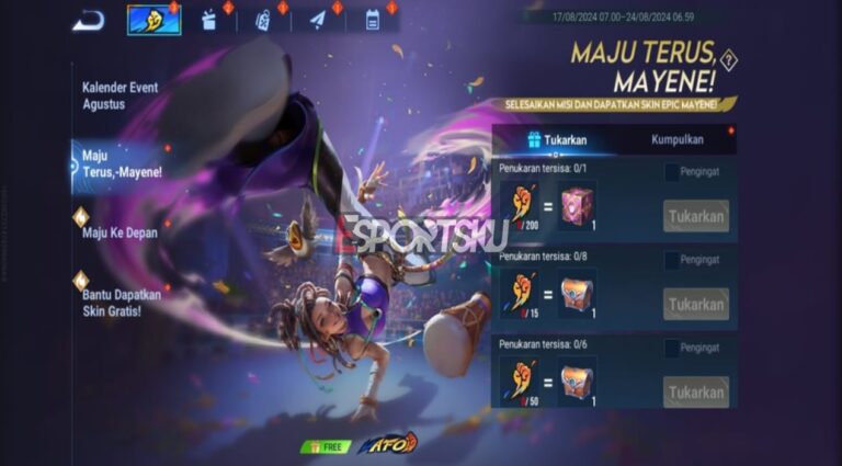 GRATIS! Skin Mayene Ascension Capoeirista Honor of Kings Terbaru, Cara ...