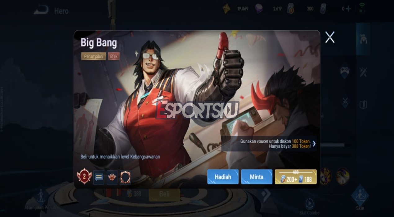 Skin Xiang Yu Big Bang Honor of Kings (HoK), Cara Dapatkan, Tanggal Rilis dan Harga! – Esportsku