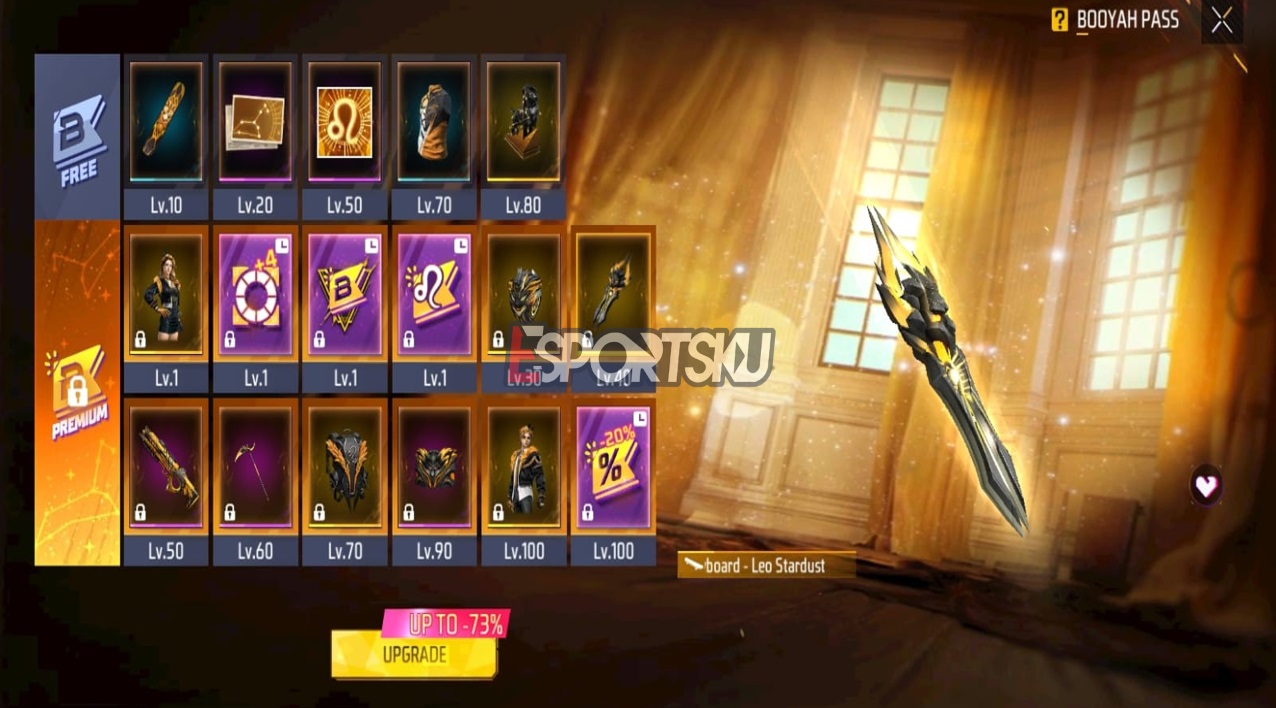 Skyboard Leo Stardust Free Fire (FF), Ini Cara Dapatkan, Tanggal Rilis ...
