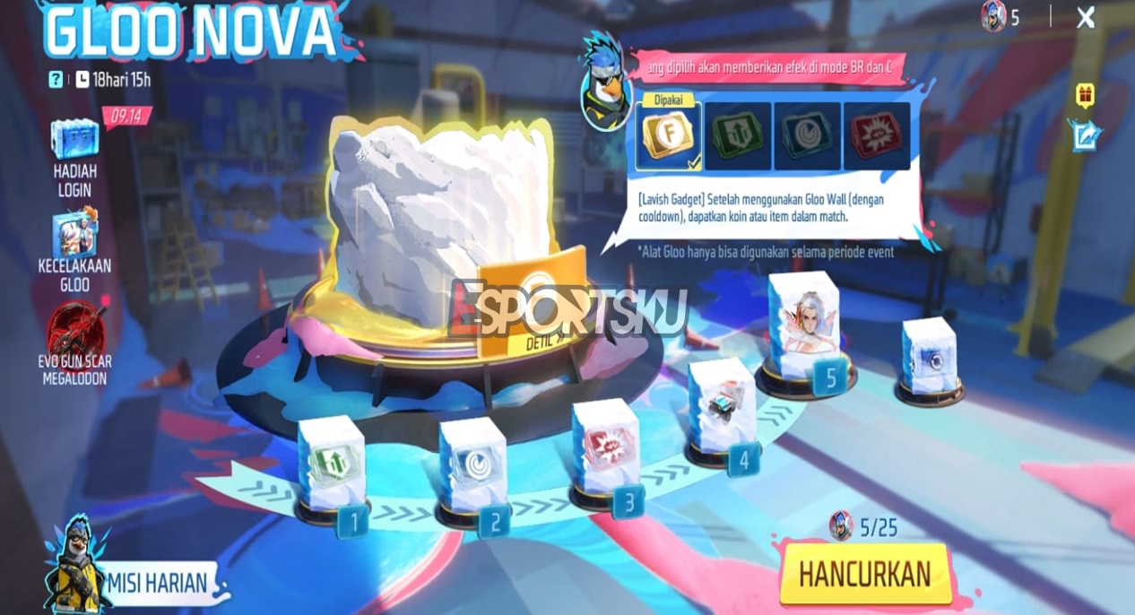 Tutorial Lengkap Cara Main Event Gloo Nova Free Fire dan Terima Semua ...