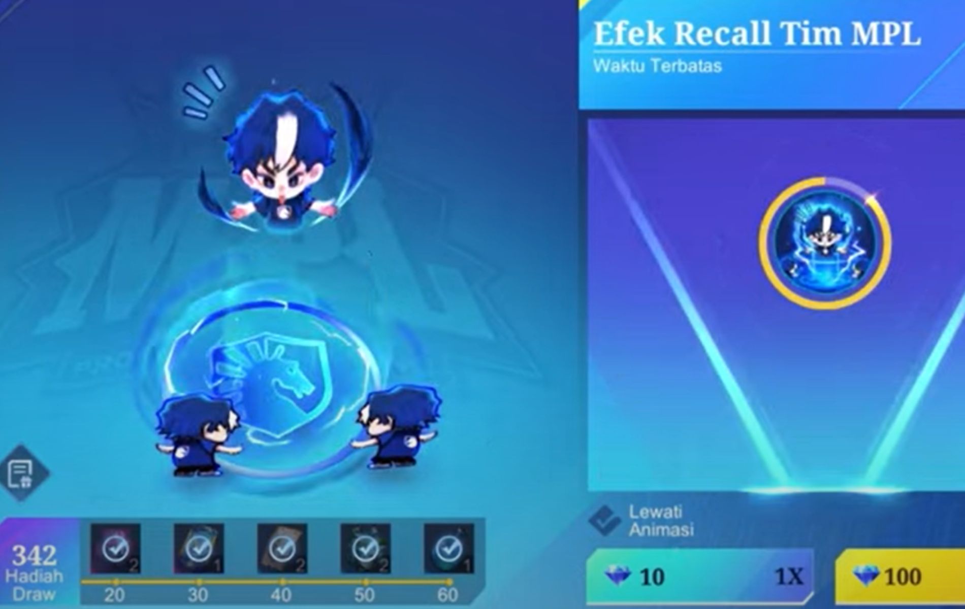 Harga Efek Recall TLID Mobile Legends Segini yang Harus Kamu Keluarkan ...