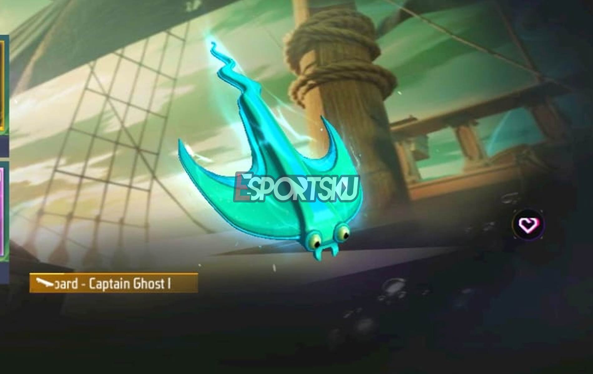 WOW! Skin Skyboard Captain Ghost FF Paling Langka, Begini Cara ...