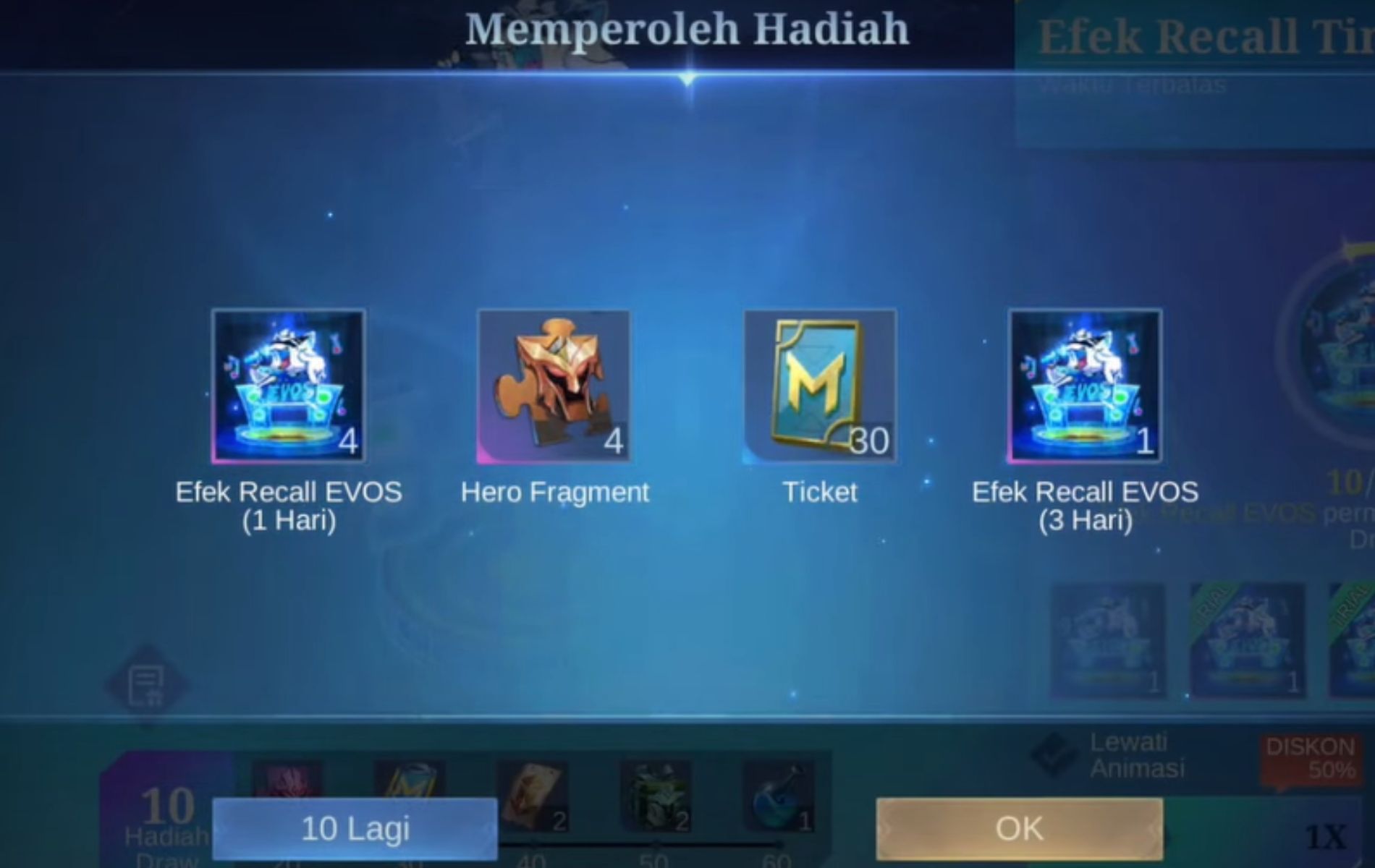 Cara Dapatkan Efek Recall MPL Terbatas ML Sebelum Kehabisan! – Esportsku