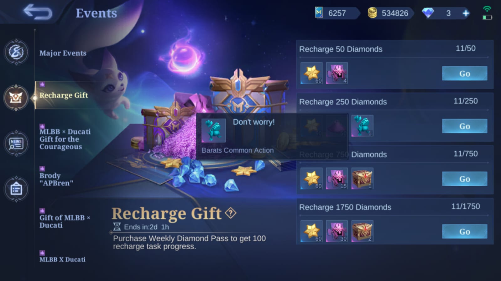 Action Emote Barats Don't Worry Segini Harga dan Cara Dapat di MLBB ...