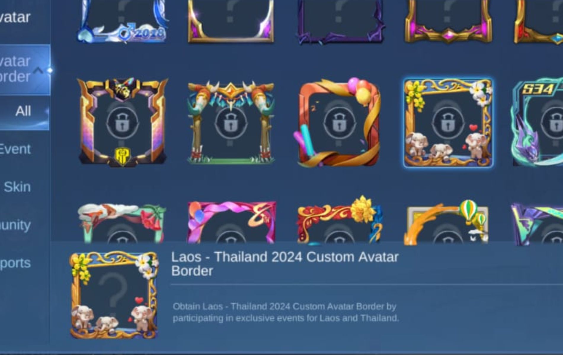 Trik Rahasia Mendapatkan Avatar Border Time For Elephant MLBB – Esportsku