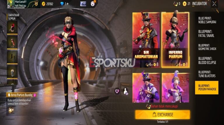 Bundle Inferno Parfum FF, Langka dan Diburu! Begini Cara Mendapatkannya ...