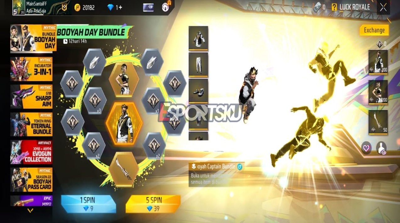 Gratis! Skin Machete Booyah Fest FF Terbaru, Cara Cepat Dapatkan ...