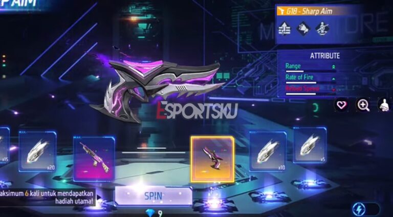 6 Cara Dapatkan Skin G18 Sharp Aim FF, Dijamin Work! – Esportsku