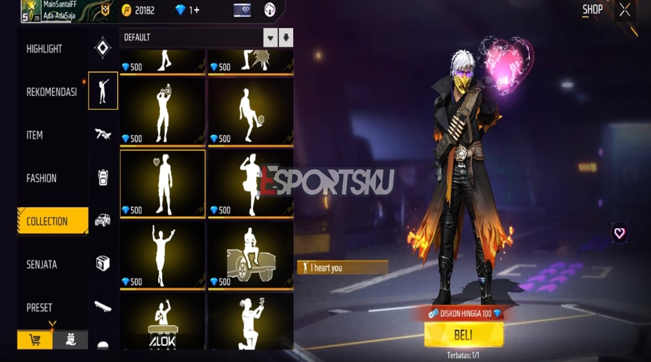 Dapatkan Emote Cinta Kamu FF dengan Mudah, Tutorial Lengkap di Sini ...