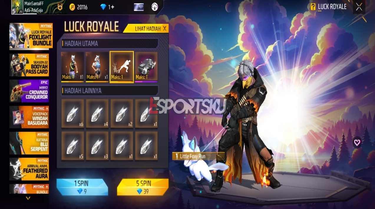 Mau Punya Emote Little Fox Run? Coba Cara Mudah Ini di Free Fire ...