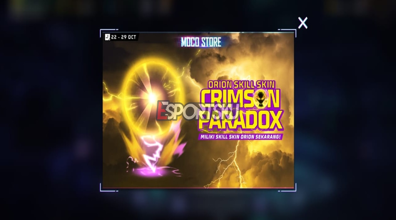 Event Moco Store Terbaru Crimson Paradox Free Fire Hadiah & Cara ...